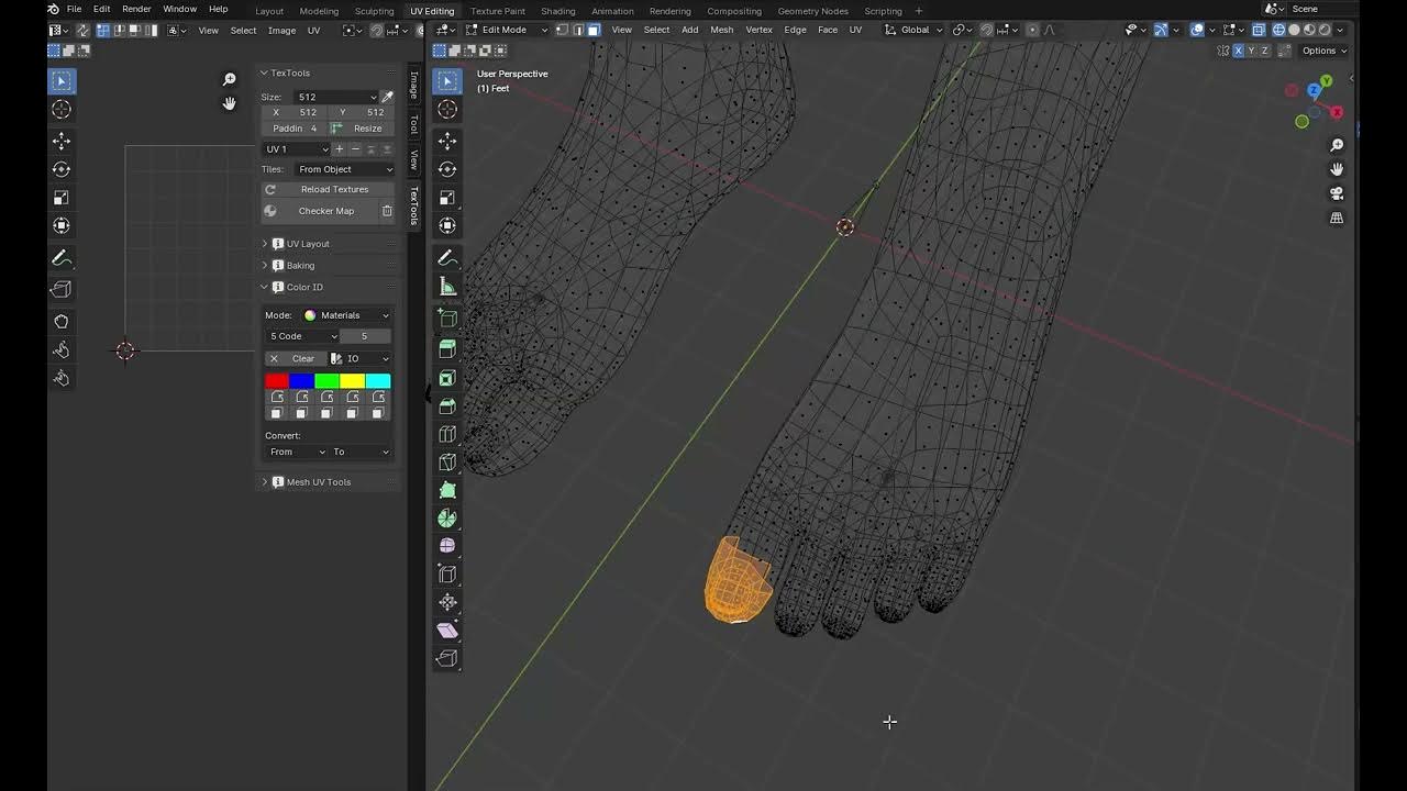 Blender How to select mesh both sides = Toggle X Ray = ON - YouTube