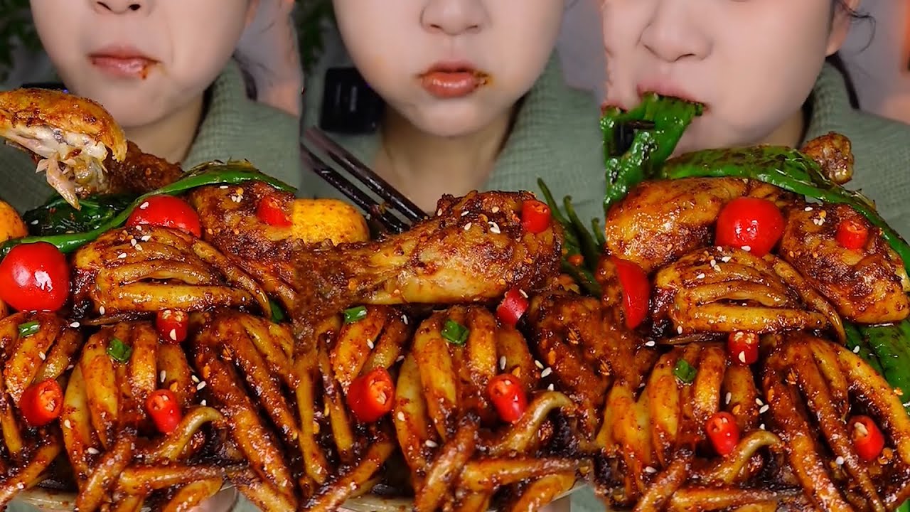 eating asmr mukbangs foods #975 - YouTube