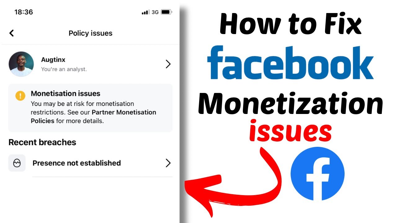 Fix - Presence Not Established | Facebook Page Monetisation Issues ...