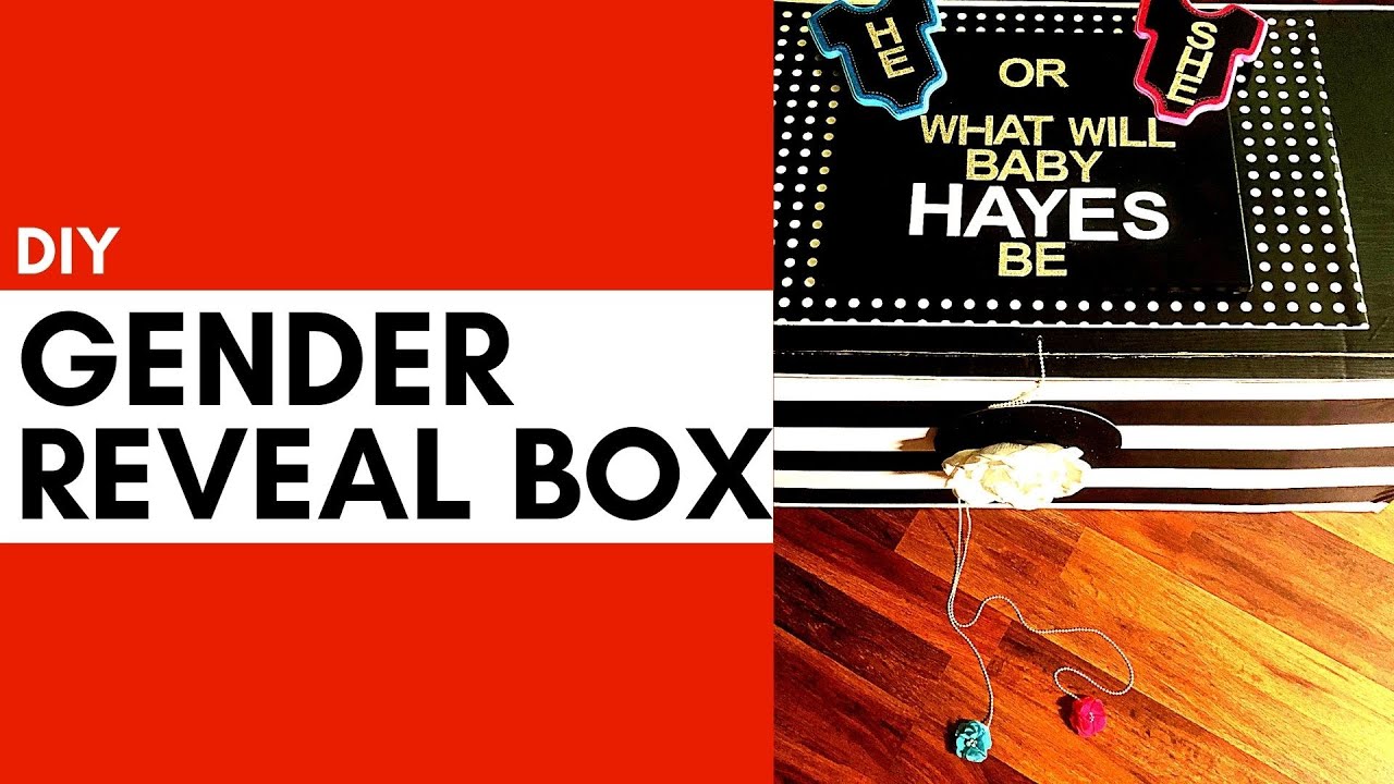 How to Make a Gender Reveal Box | DIY Gender Reveal Box - YouTube