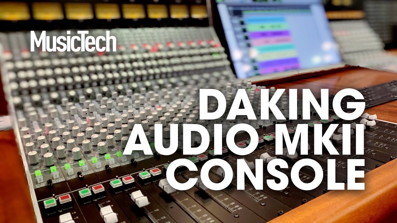 Vintage-module-filled console from Daking Audio - YouTube
