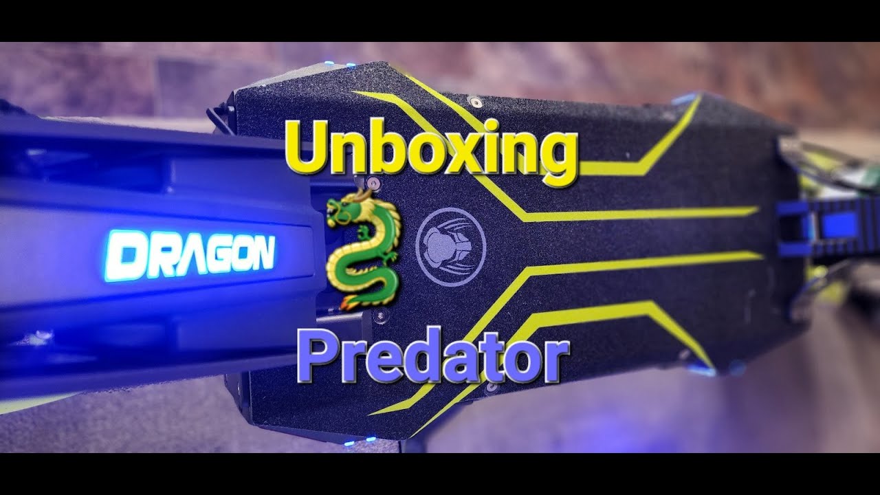 Dragon Predator Unboxing. Dragon scooters well bloody done ! - YouTube