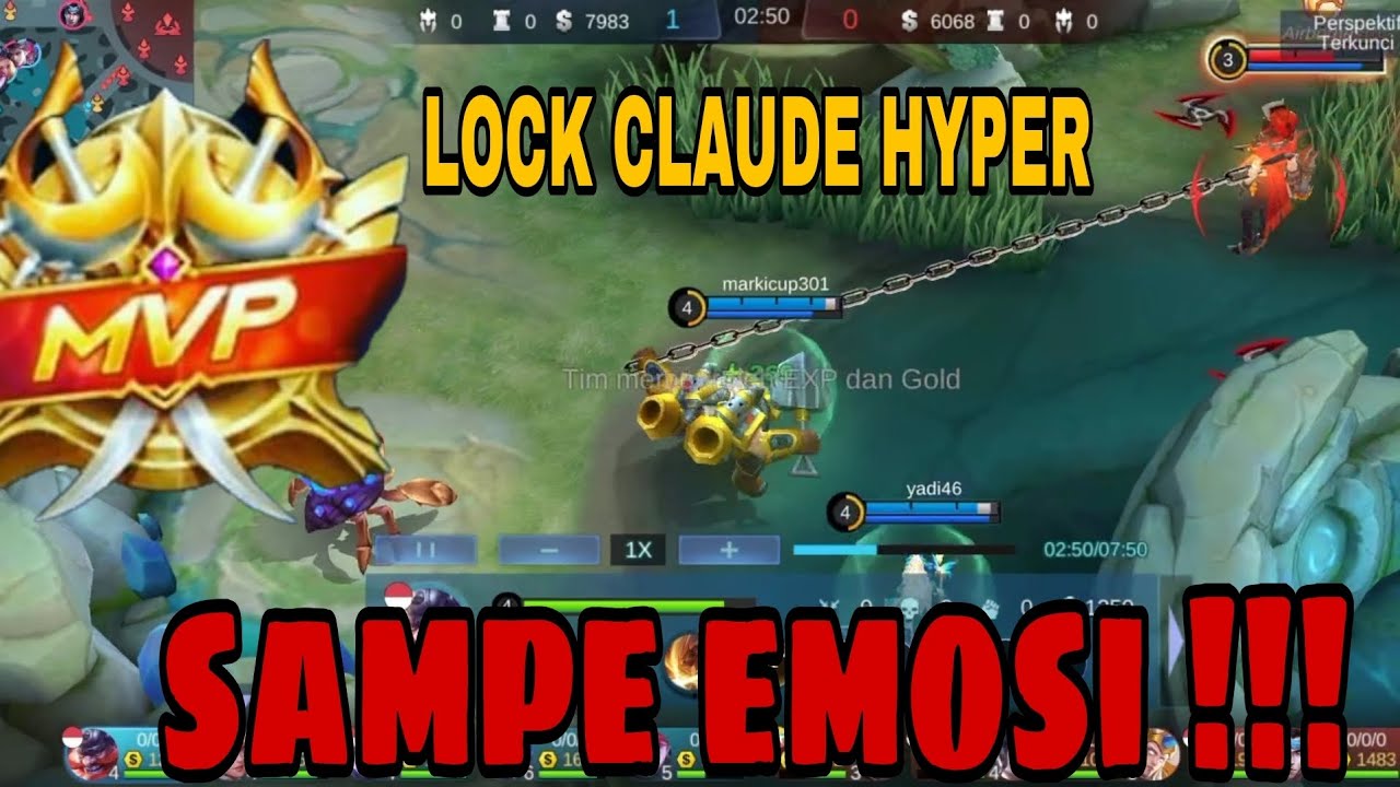 HOOK FRANCO LOCK CLAUDE HYPER. Sampe emosi !!! Musuh sampe SUREN!!! - YouTube