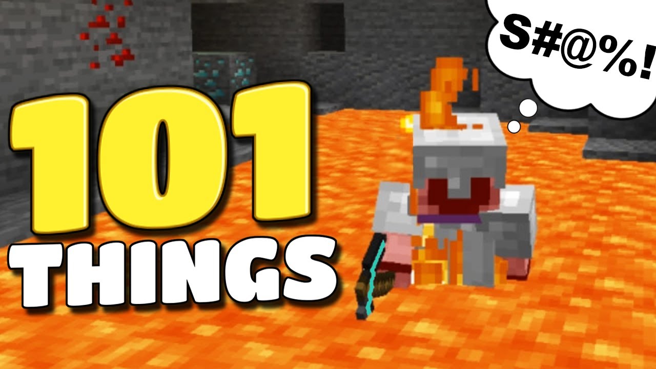 101 things EVERY Minecraft Player thinks - YouTube