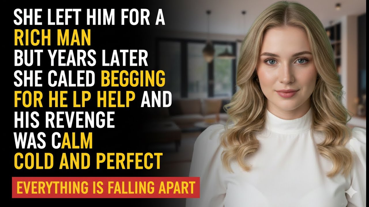 She Left Him for a Rich Man... But Karma Made Her Beg to Come Back ...