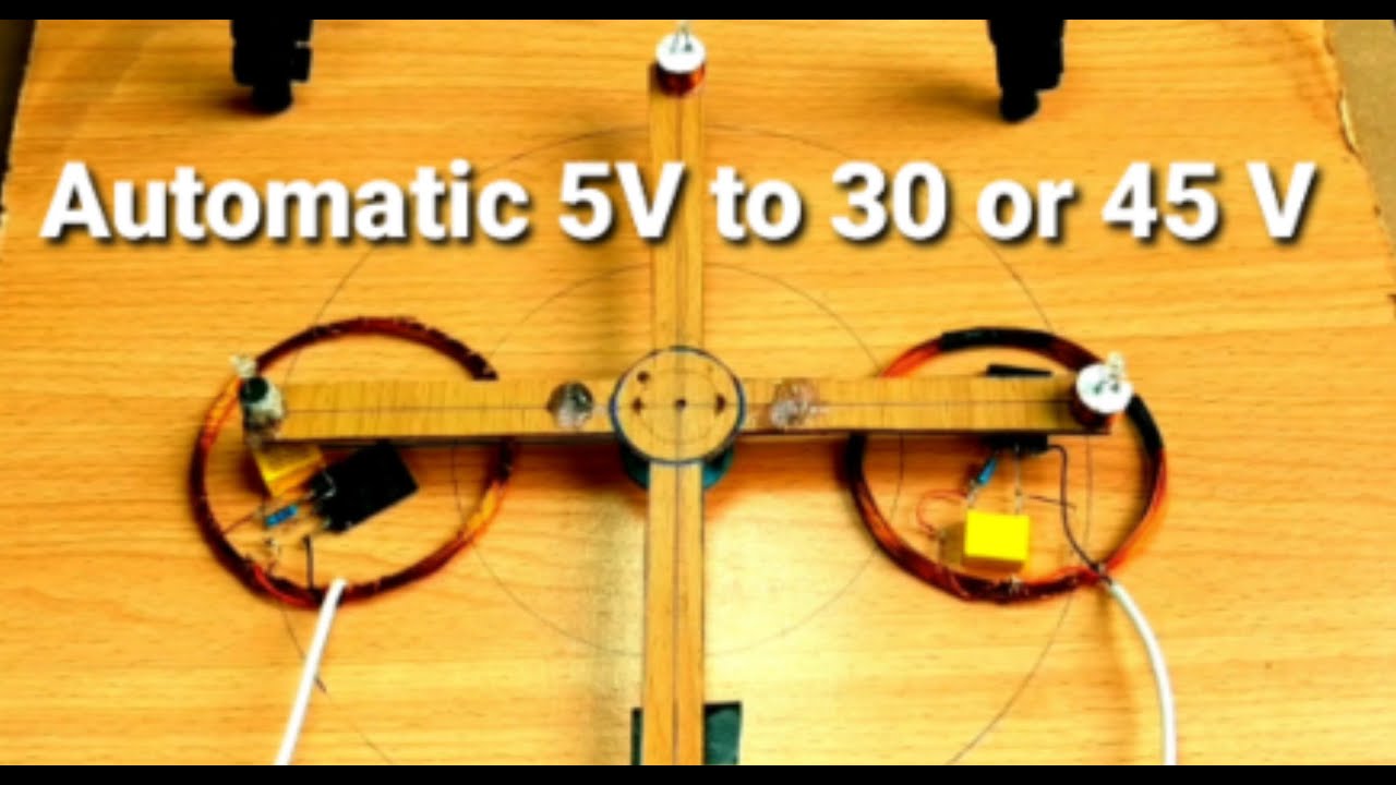 Easy way( 5v to 30v 5v to 45V.DC) Automatic Transistor Operation ...