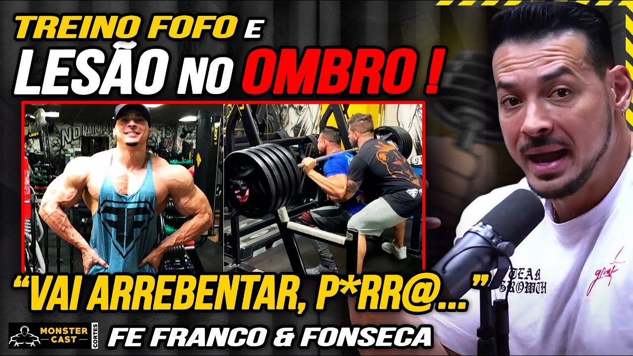 FELIPE FRANCO TREINA FOFO !? "PROBLEMAS" NO OMBRO !!? | FE FRANCO ...