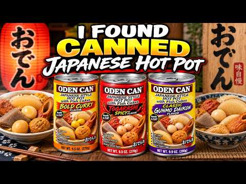 I Tried Canned Japanese Hot Pot… Is It Actually Good? - WHAT ARE WE EATING??