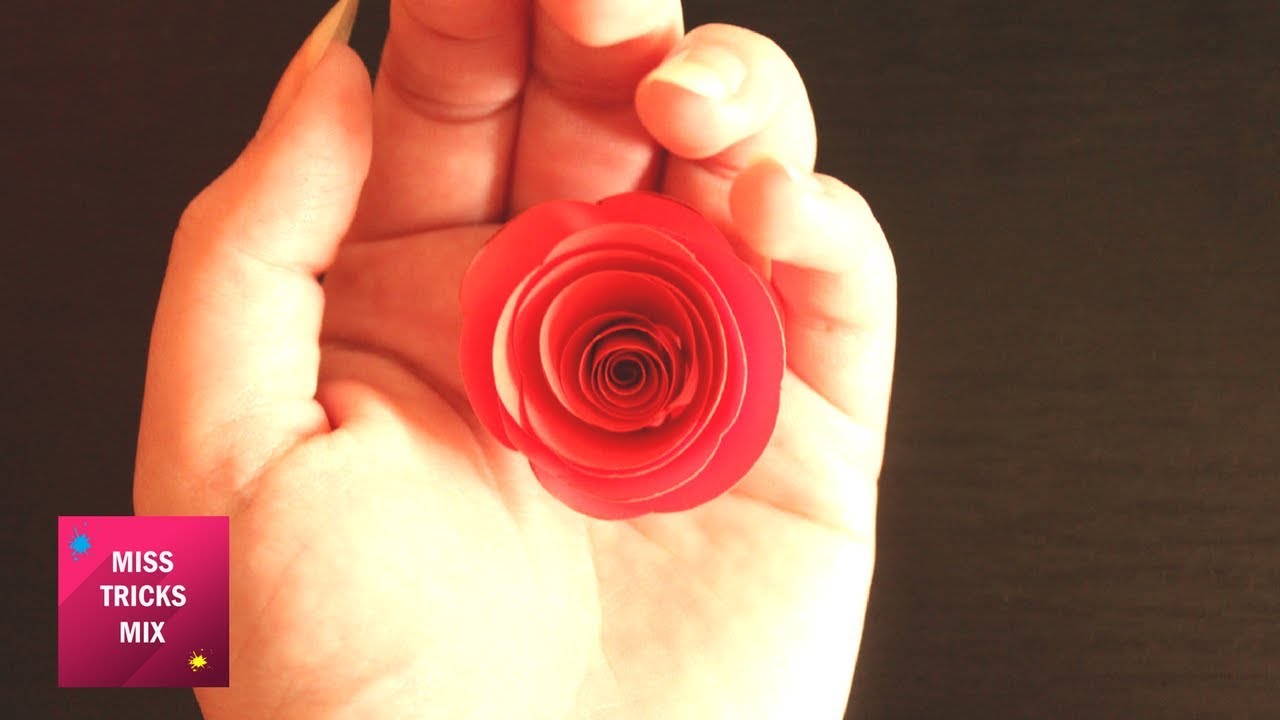 How To Make Small Rose Flower With Paper Making Paper Flowers Step By Step DIY Paper Crafts how-to-make-small-rose-flower-with-paper-making-paper-flowers-step-by-step-diy-paper-crafts