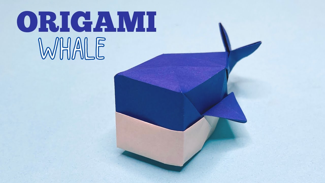 Origami Whale | Origami Animals - YouTube