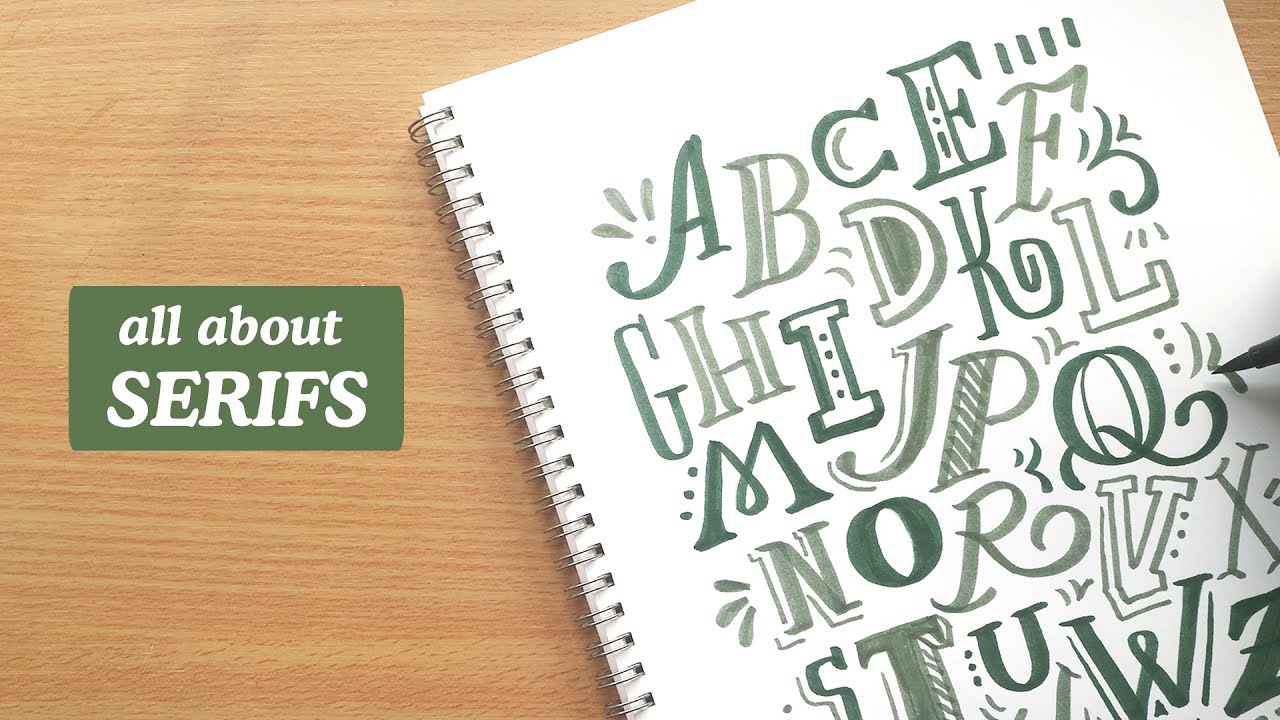 Letter with ABC Episode 3: All About SERIFS | Abbey Sy - YouTube