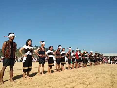 Kuki Cultural dance Nagaland Ahthibung Mongjang Youth - YouTube