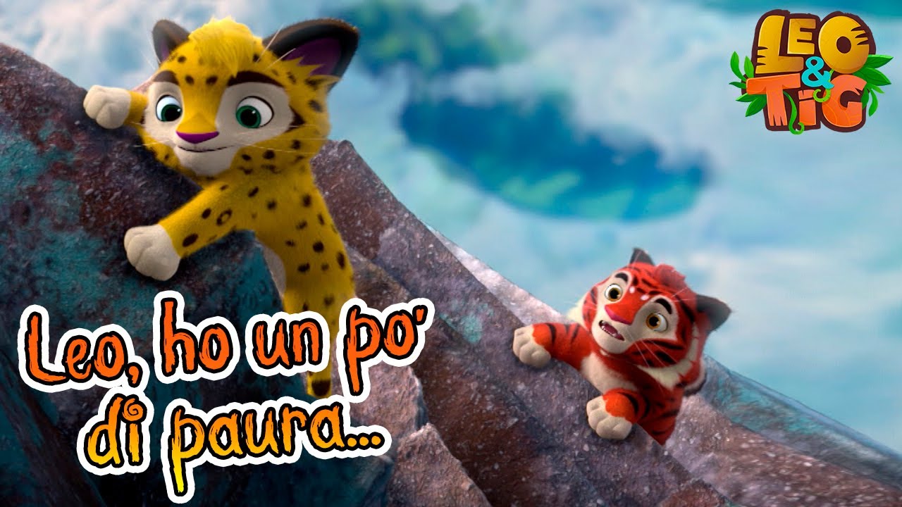 Leo e Tig Italia 🐯🐆 😱 Leo, ho un po' di paura... 🤪 Cartone animato per ...