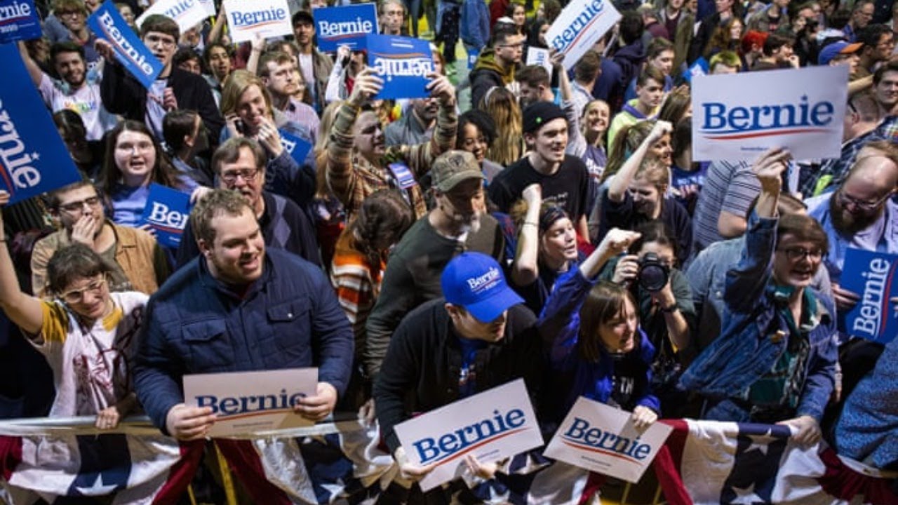 Bernie Sanders attempts to discipline his "Bernie Bros..." - YouTube