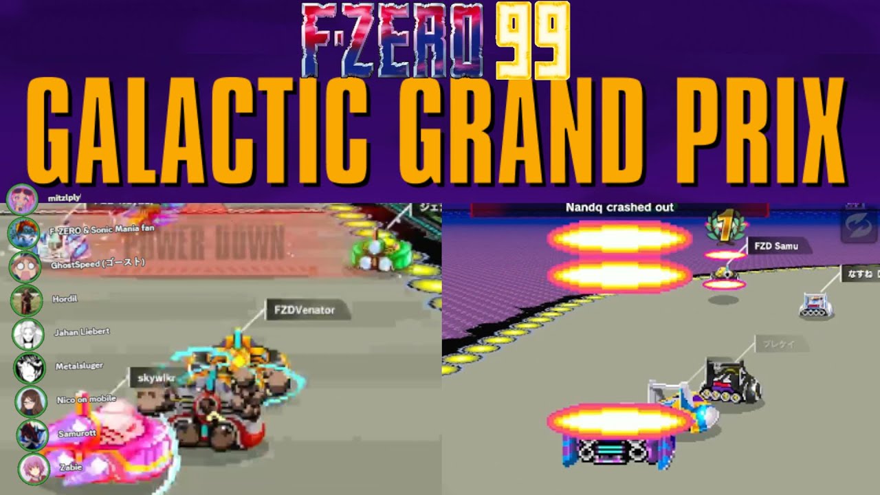 The WORLDS BIGGEST F-Zero 99 Tournament | The Galactic Grand Prix - YouTube