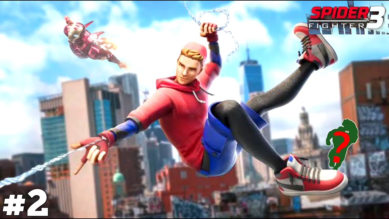 Peter & Tony fighting to save New York city🕷🦸‍♂️ Spider Fight 3 ...