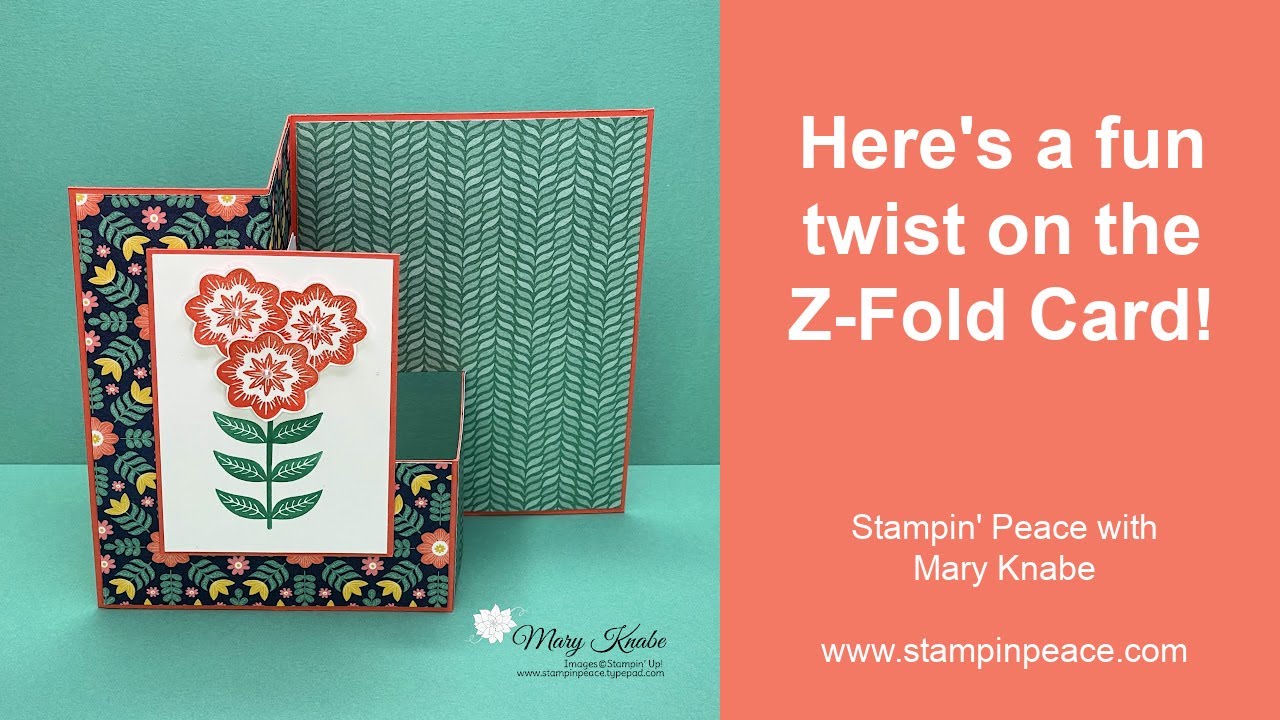 Z Fold Slit Card with Sweet Symmetry Suite - YouTube