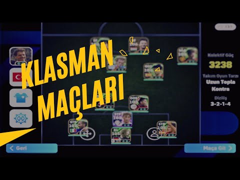 GOLLERE DOYDUĞUMUZ KLASMAN MAÇLARI #pes #efootball #pesmobile