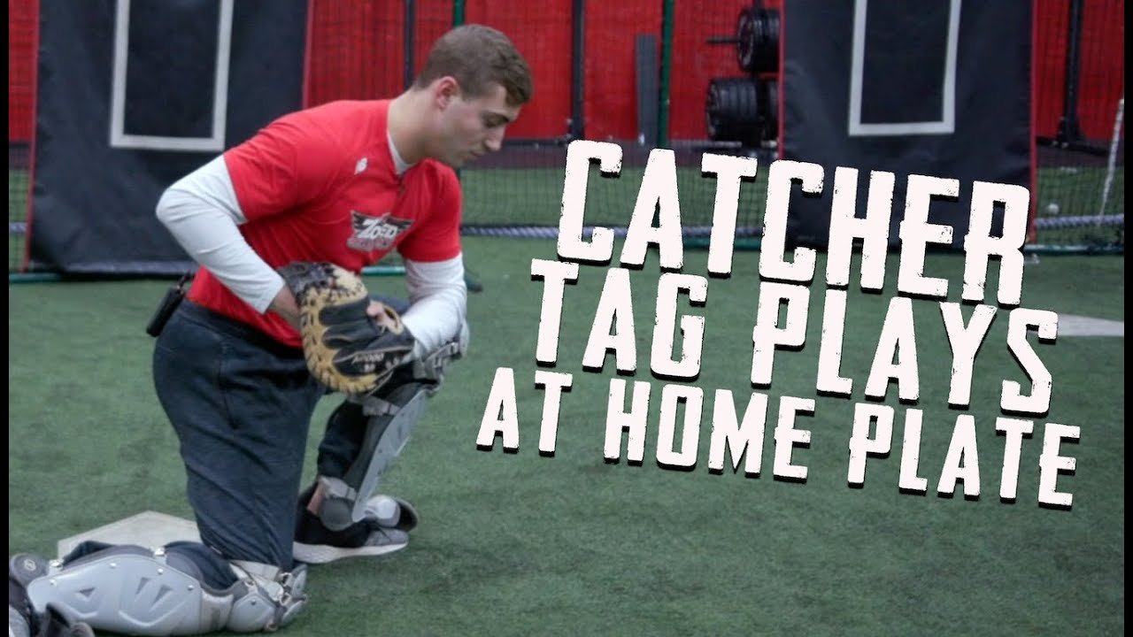 PERFECT TECHNIQUE for Tag Plays at Home Plate - YouTube