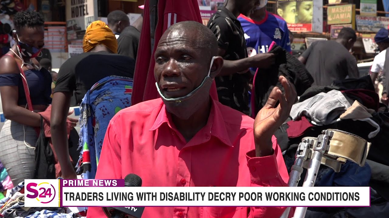 Traders living with disability decry poor working conditions - YouTube