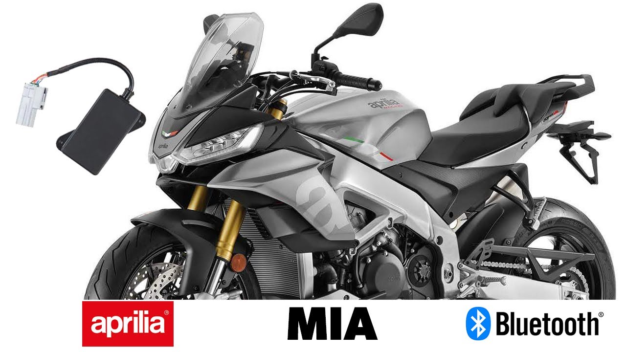 How to install and pair Multimedia MIA Bluetooth on 2021 Aprilia Tuono ...