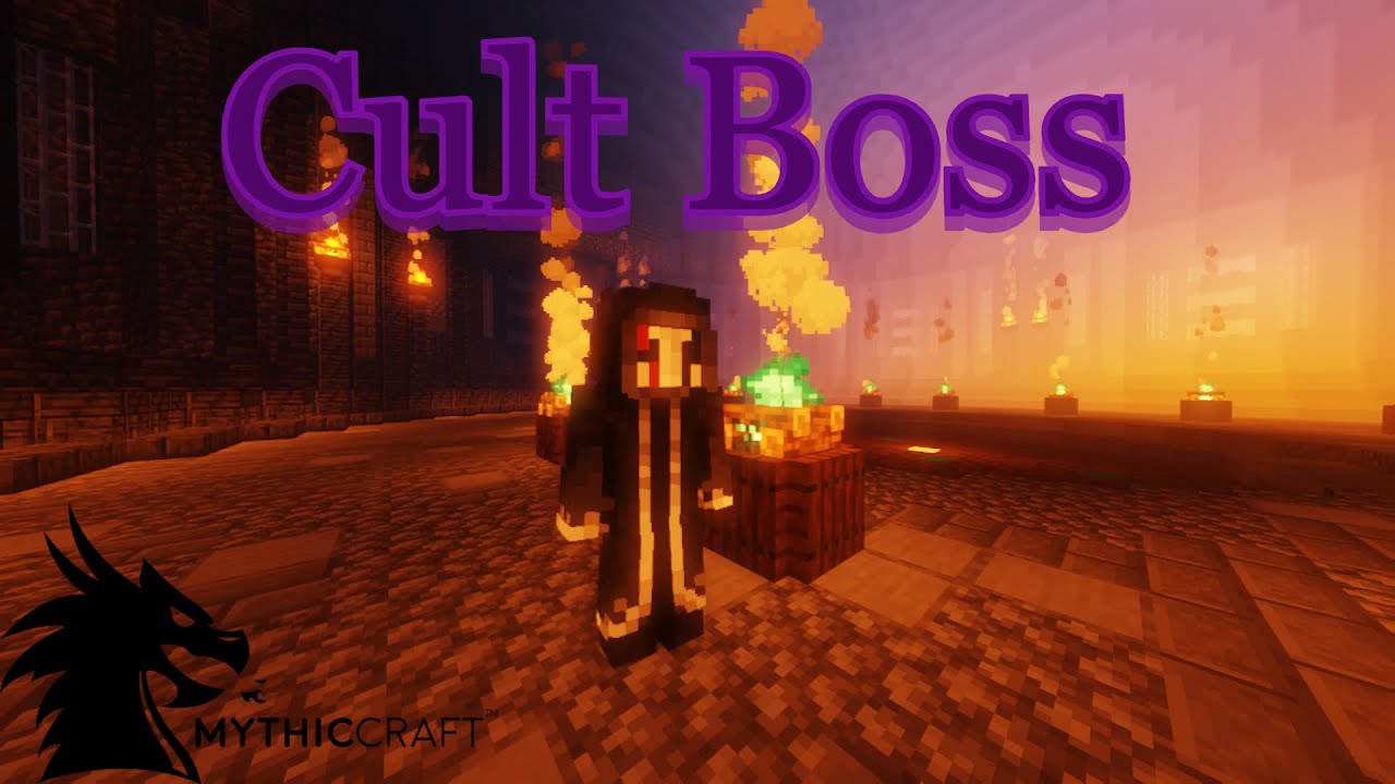 #minecraft Cult Leader BossFight #MythicMobsContest - YouTube