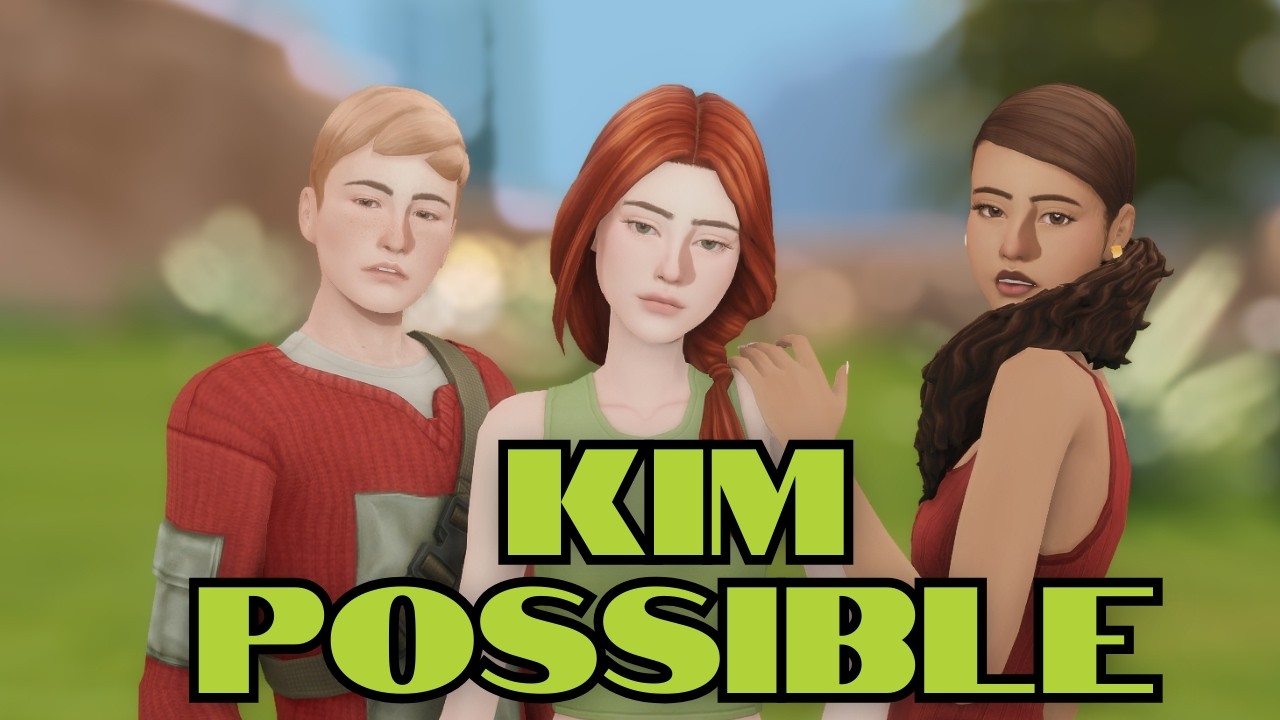 I made Kim Possible characters in the Sims 4 CAS 🥷 - YouTube