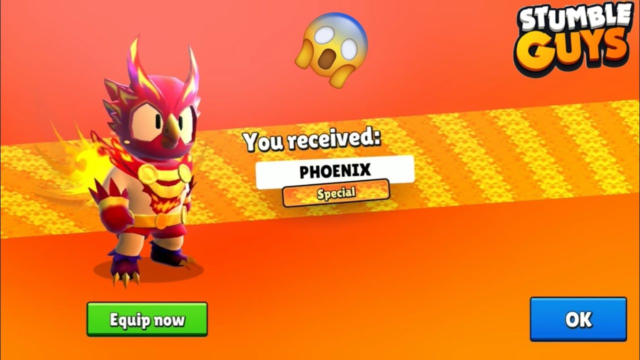 STUMBLE GUYS LUCKY WHEEL FINALLY I GOT PHOENIX SPECIAL SKIN 😍 - YouTube