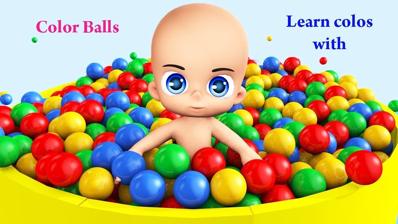 Learn Color with Balls Baby Surprise Eggs vehicles car -Colours Balls ...
