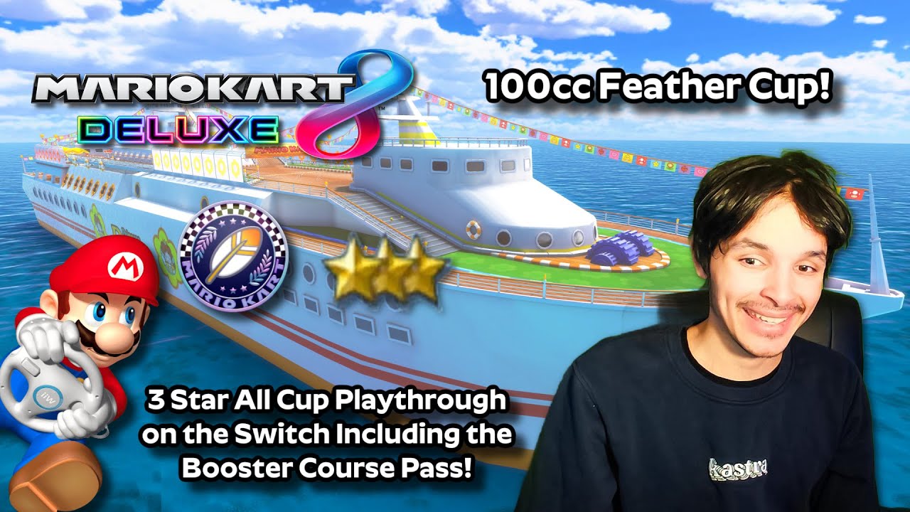 Mario Kart 8 Deluxe 3 Star All Cup Playthrough #45 - 100cc Feather Cup ...