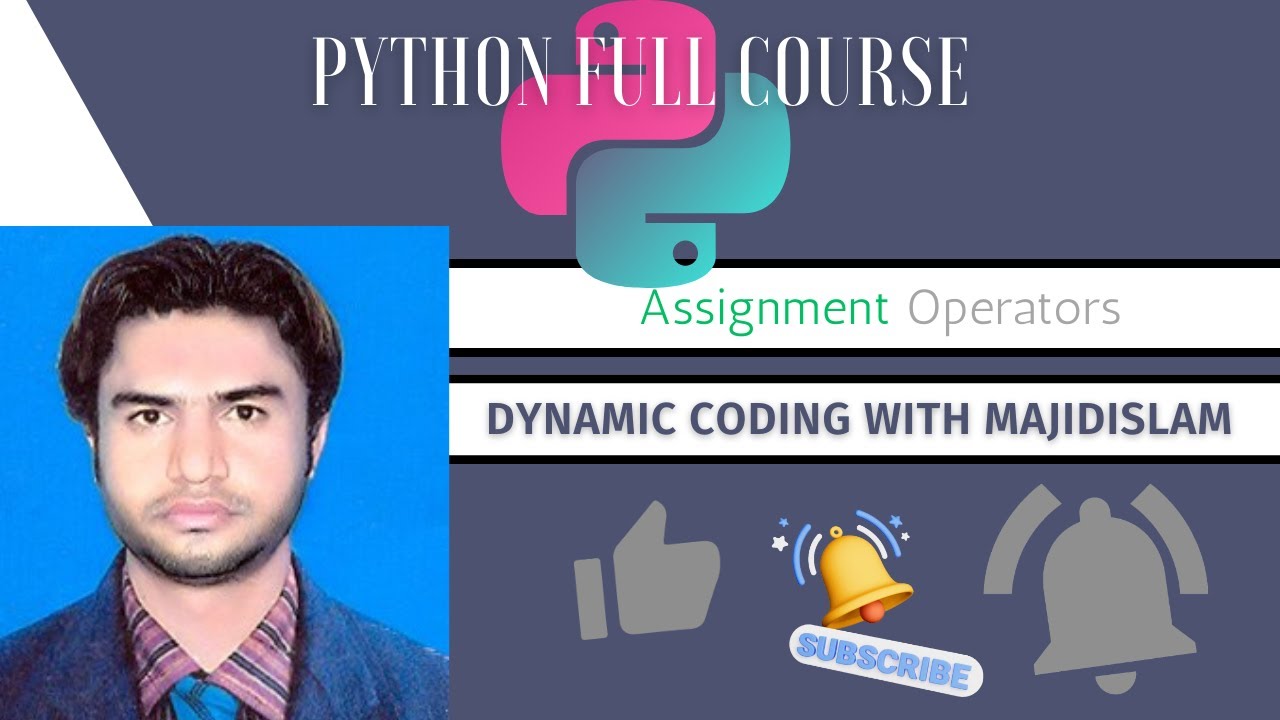Learn Python ️ | Assignment Operators in Python | Join Two String ...