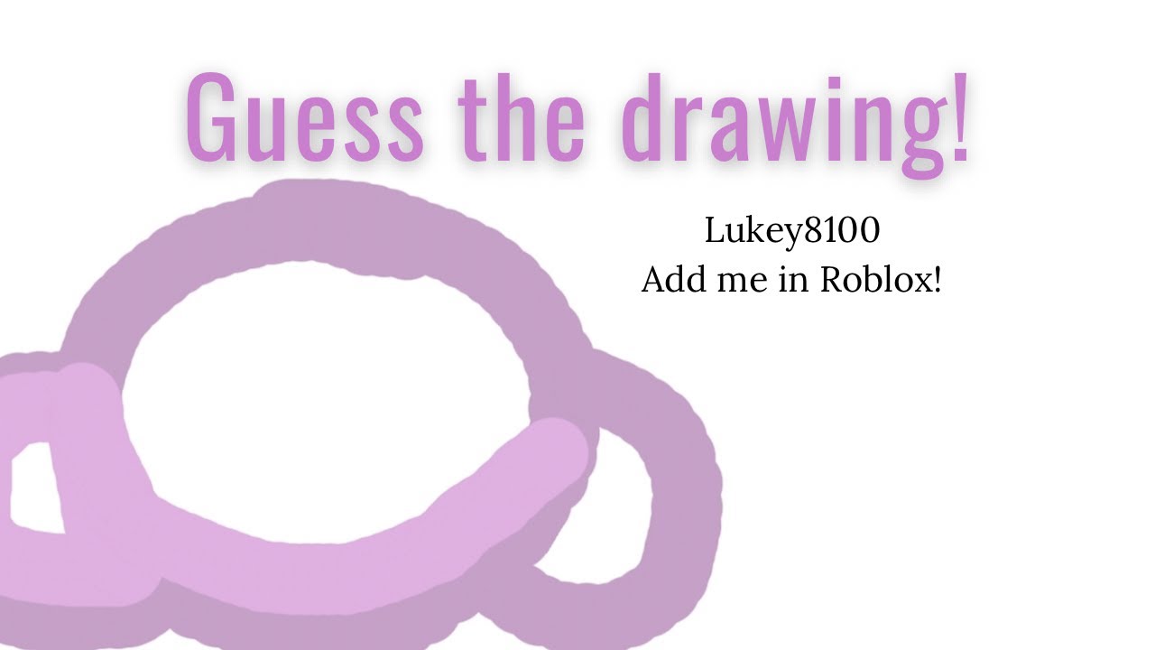 Guess the Drawing! Roblox Draw n Spawn! - YouTube