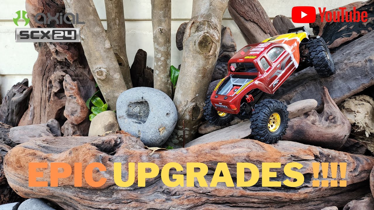Axial SCX 24 RC Stock vs Upgraded - New Outdoor Scale Course Tested ...