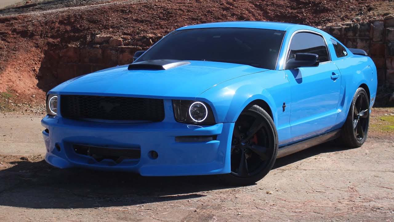 Lowering my 3v Mustang! - YouTube