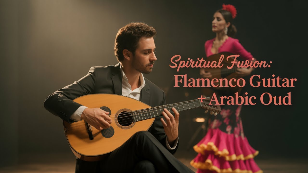 Flamenco Guitar + Arabic Strings | Healing Music - YouTube