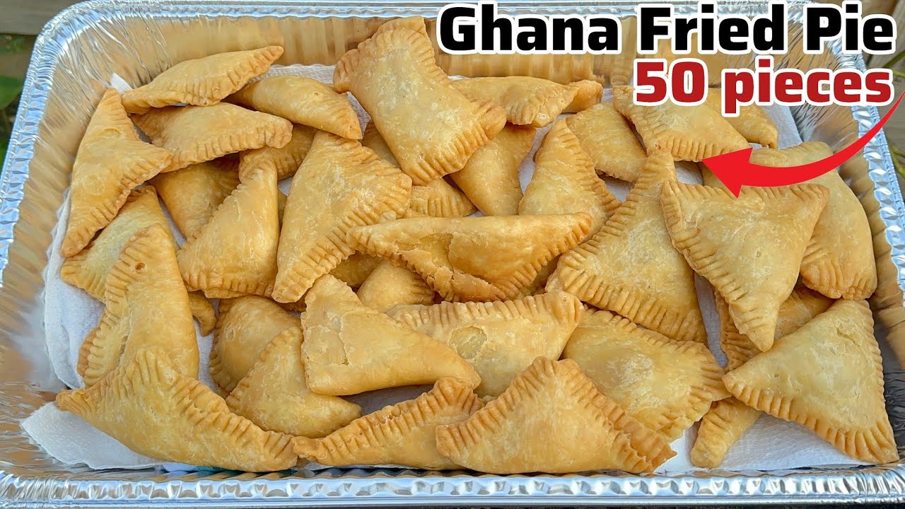 African snack recipes/How to prepare Ghana party fried pie/Most popular ...