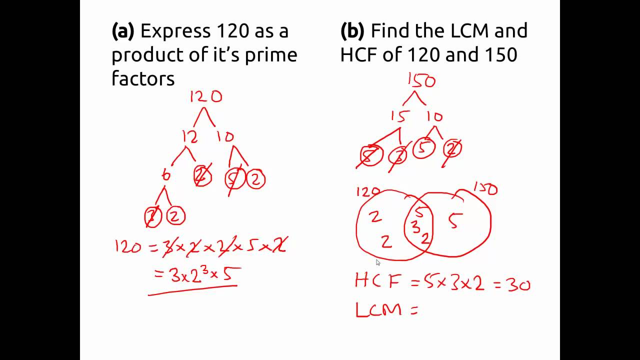HCF and LCM HD - YouTube