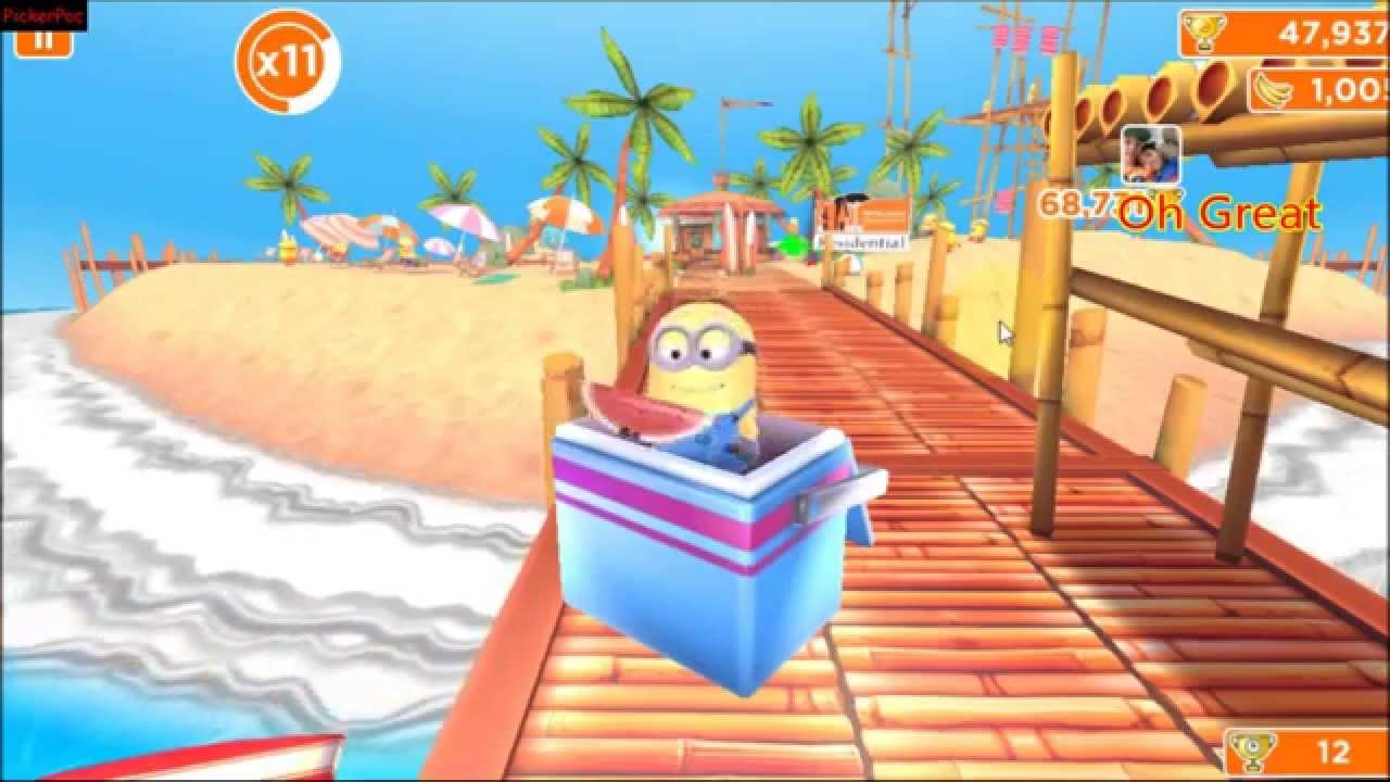 Despicable Me Minion Rush Minion Beach Despicable ME : Minion Rush