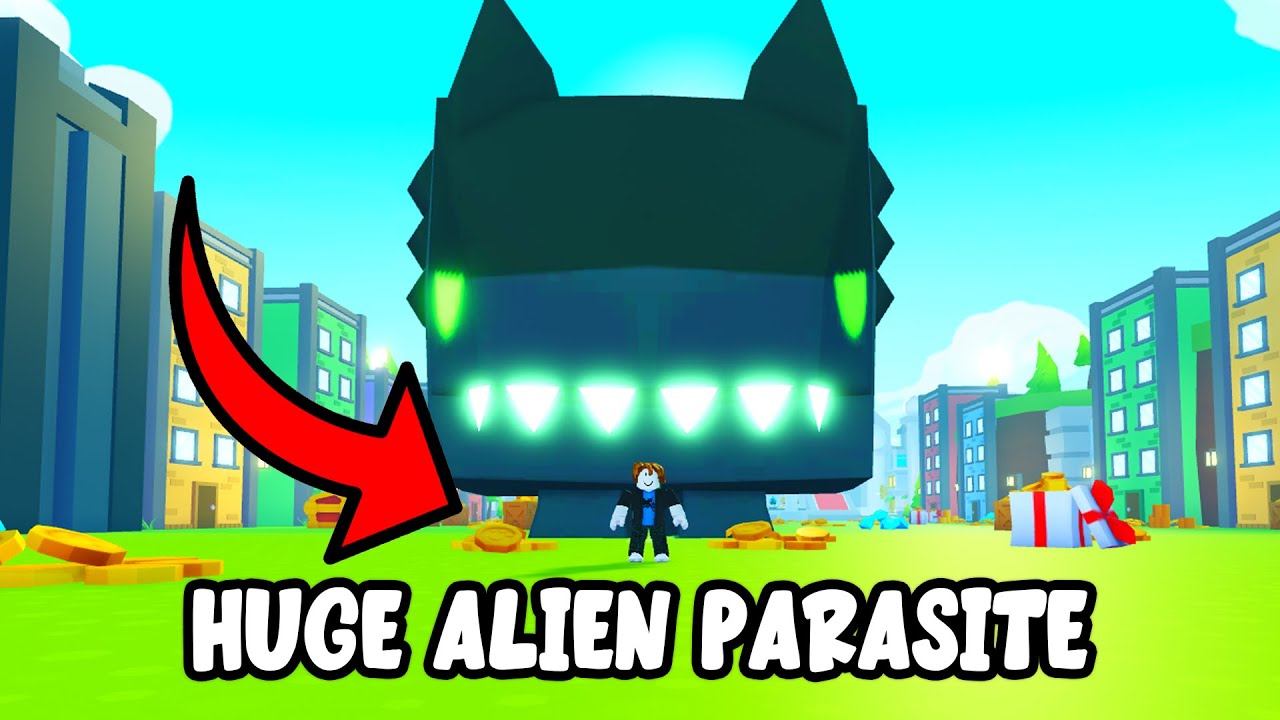 😲 HACKER Equips *HUGE* ALIEN PARASITE! | Pet Simulator X! - YouTube