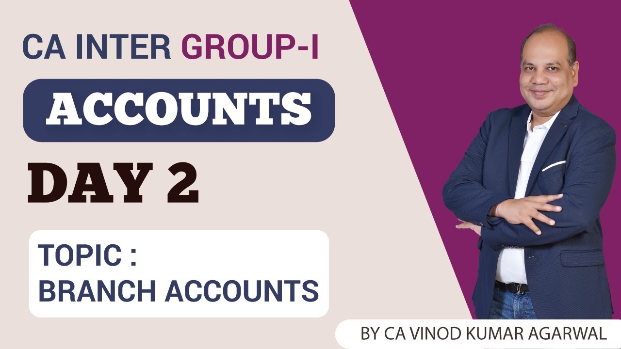 CA Intermediate Gr-I Accounts Day-2 YouTube Live by CA Vinod Kumar Agarwal - YouTube