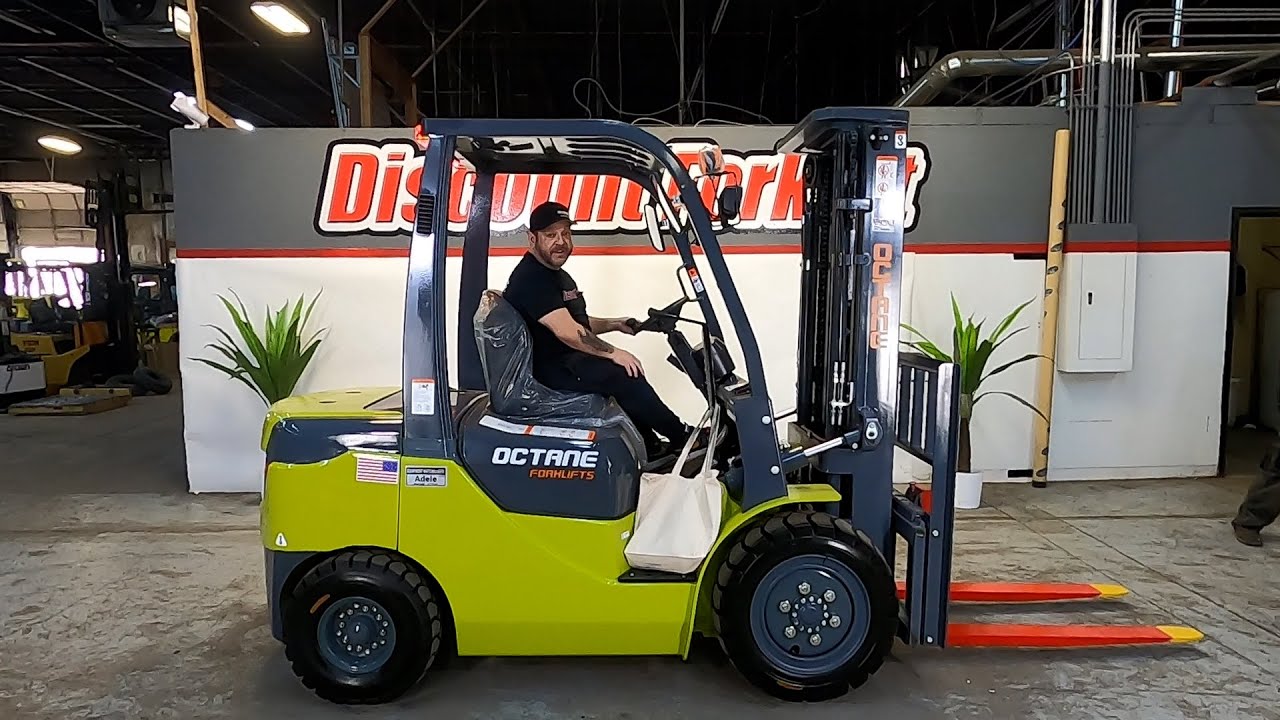 OCTANE FD30S 6,000 lb Diesel #3325 - Forklift for Sale - YouTube