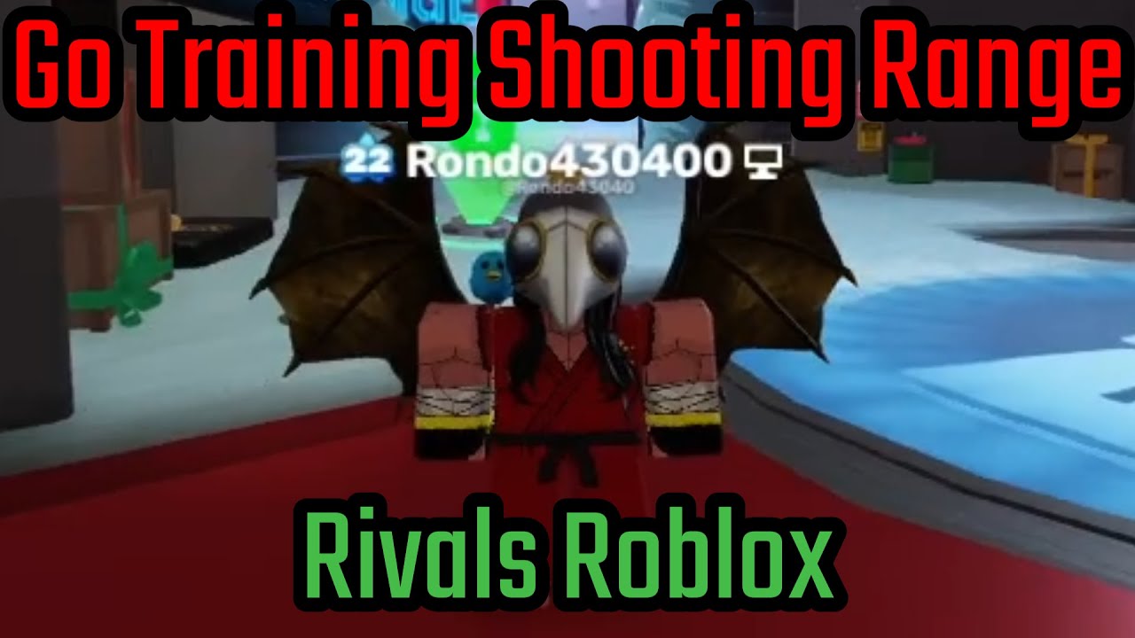 How to Go Training Shooting Range in Rivals Roblox - YouTube