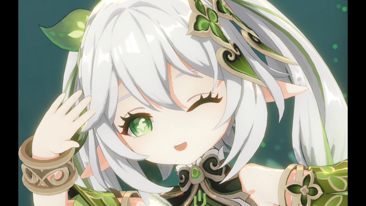 【Genshin Impact MMD／4K／60FPS】Nahida【DEEP BLUE TOWN】 - YouTube