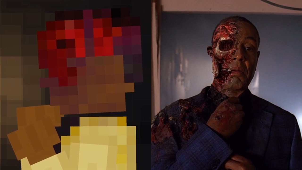 Gus Fring Death Scene Comparison (Breaking Bad and People Playground ...