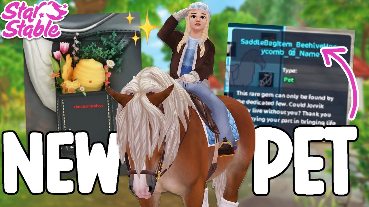 SPOILERS!! *NEW* BEE PET IN STAR STABLE!! - YouTube