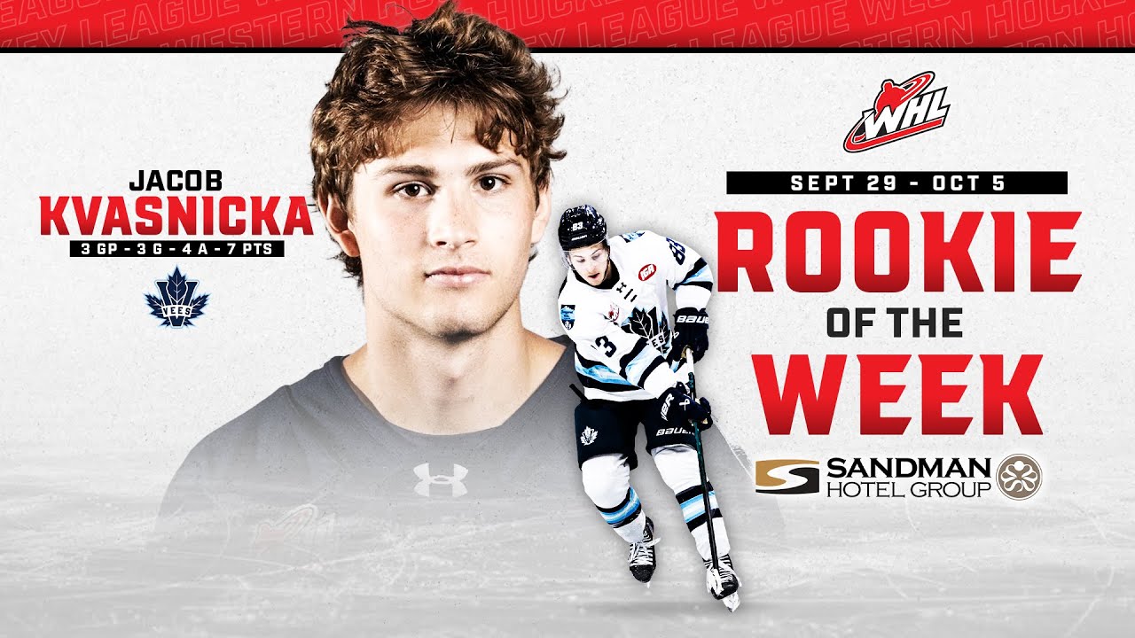 Jacob Kvasnicka - Sandman Rookie of the Week - YouTube