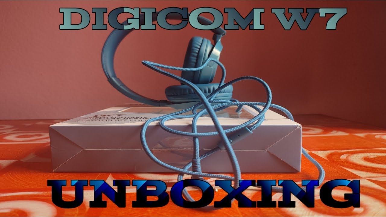 digicom w7 headphone unboxing ll best budget gaming headphone #digicom ...