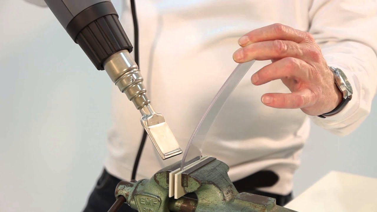 Shaping plastics with the HG 2310 LCD | STEINEL Professional - YouTube