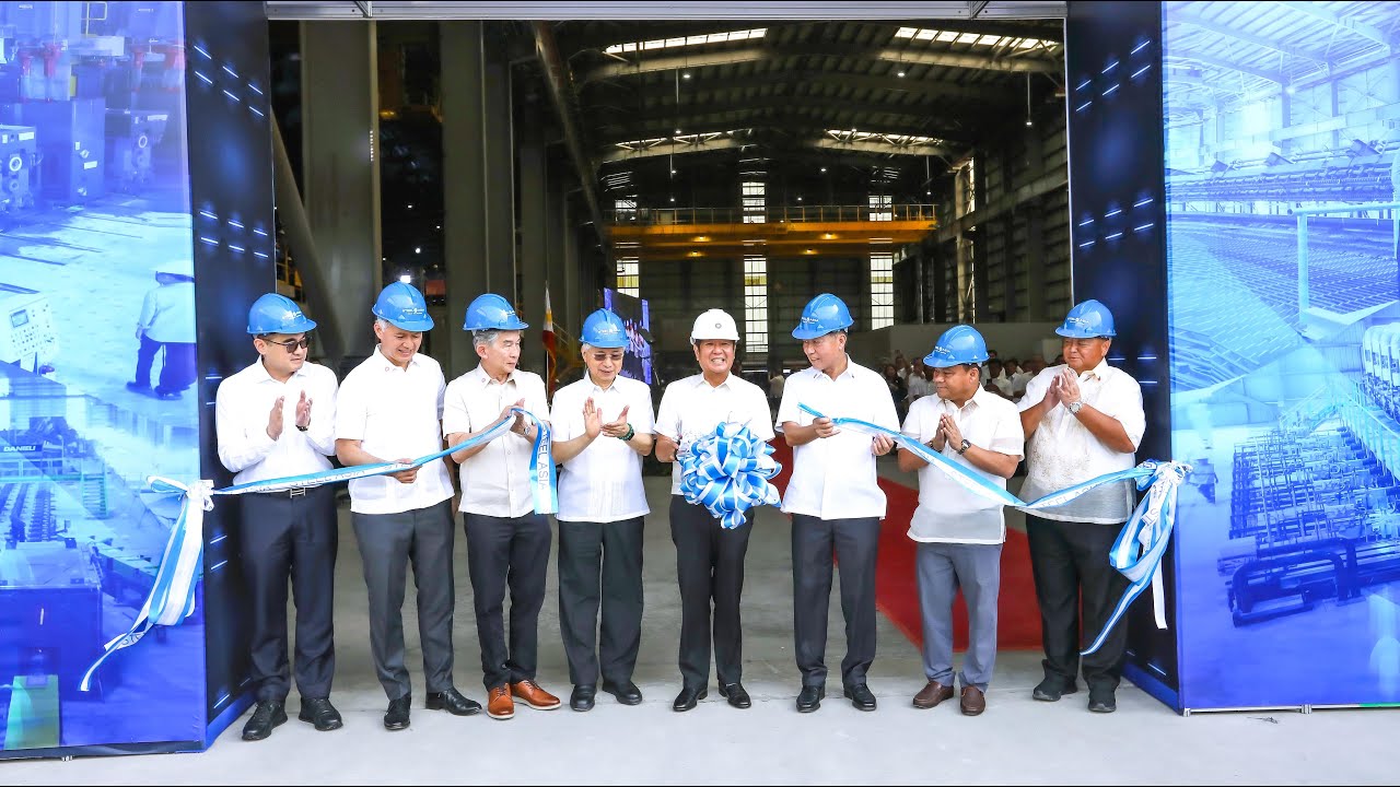 Inauguration of the SteelAsia Compostela Works 07/09/2024 - YouTube