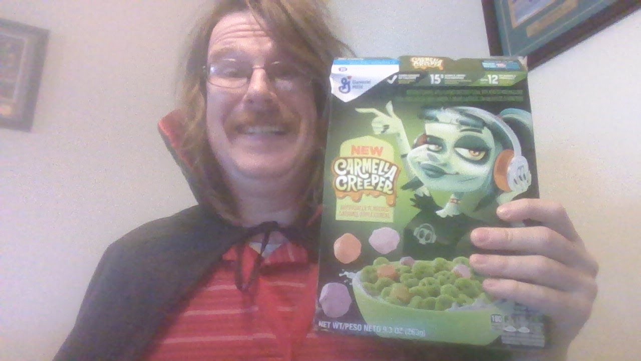 My Carmella Creeper Cereal Review!!!!!!!!!!!! - YouTube